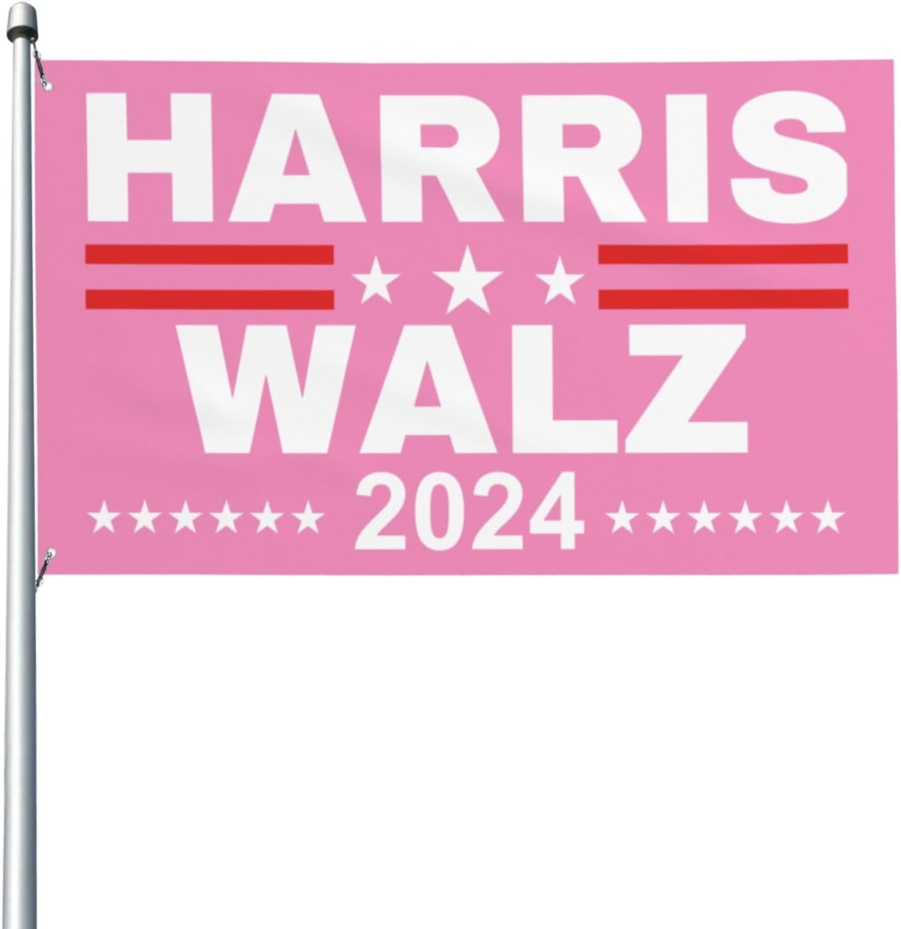 Kamala Harris Waltz 2024 Pink-Flag 3x5 Outdoor Kamala Harris Waltz 2024 ...