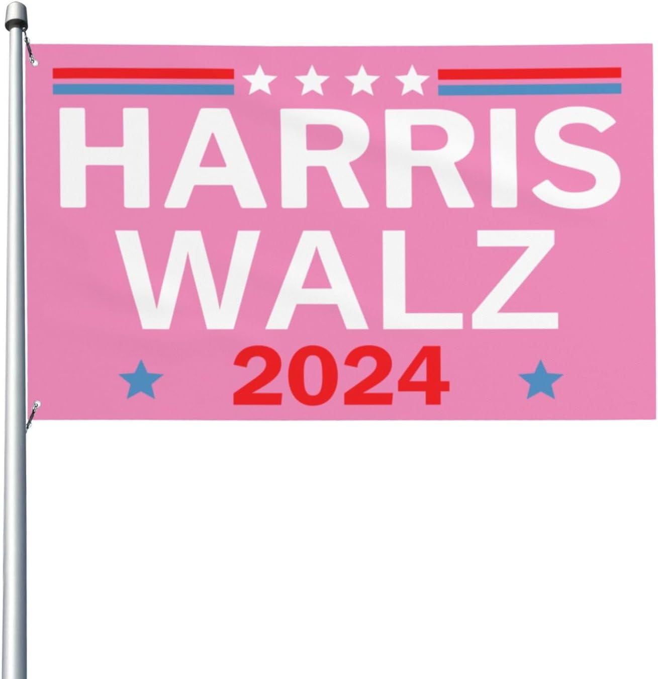 Kamala Harris Waltz 2024 Pink-Flag 3x5 Outdoor Kamala Harris Waltz 2024 ...