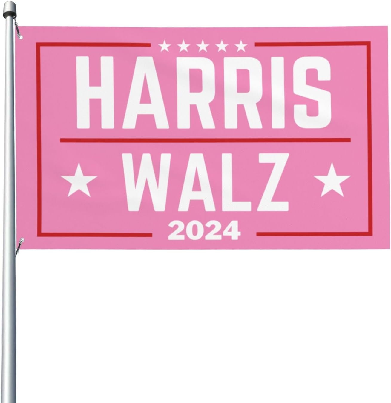 Kamala Harris Waltz 2024 Pink-Flag 3x5 Outdoor Kamala Harris Waltz 2024 ...