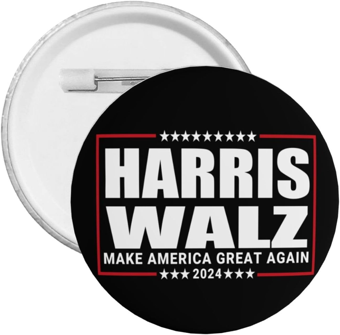 Kamala Harris Waltz Button Pins Kamala Harris Tim Waltz 2024 President