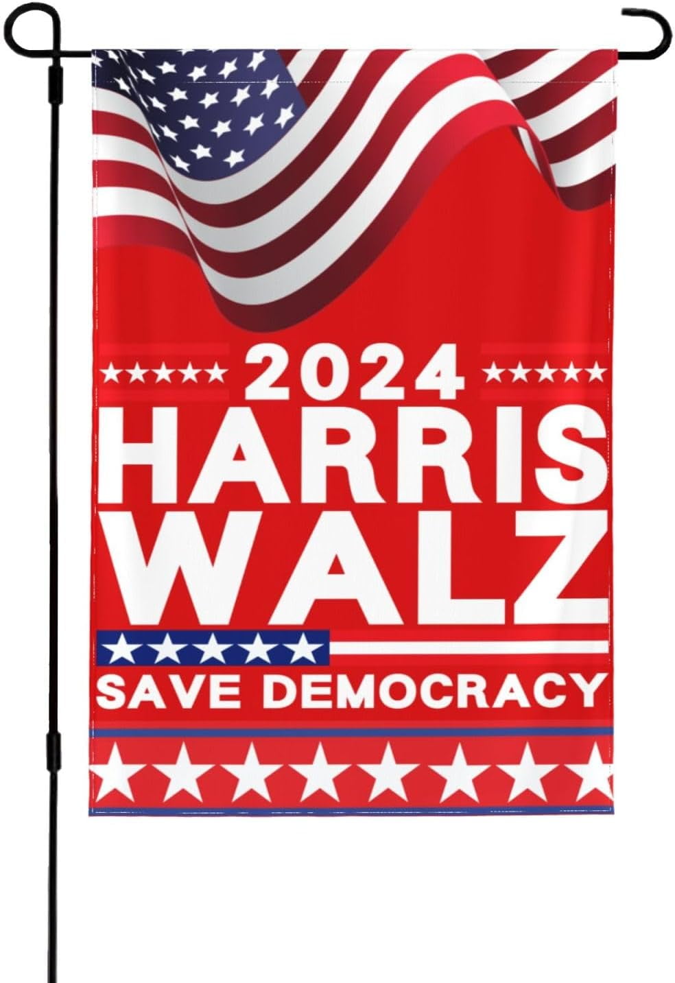 Kamala Harris Waltz Garden Flag 12.5"X18" Double Sided Harris Waltz ...