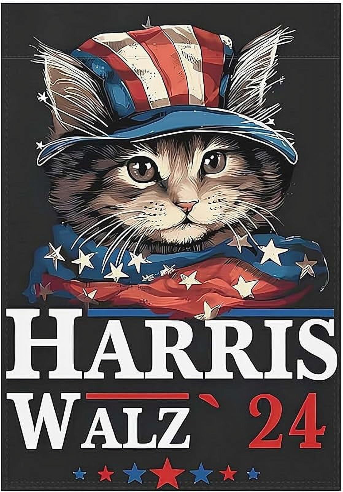 Kamala Harris Waltz Garden Flag, Harris Waltz Yard Sign, Farmhouse ...