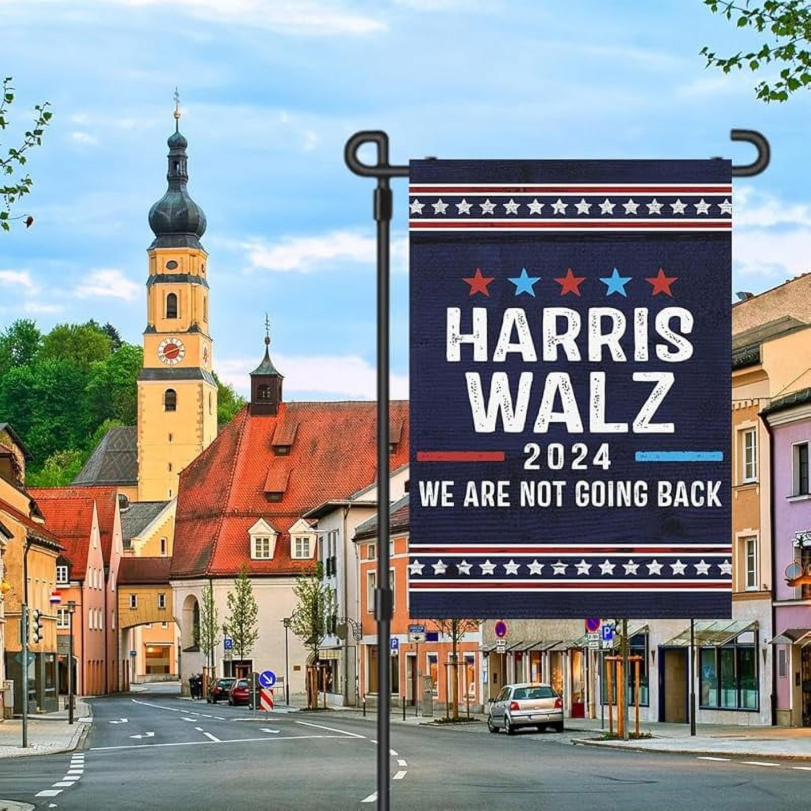 Kamala Harris Waltz Garden Flag, Harris Waltz Yard Sign, Farmhouse ...