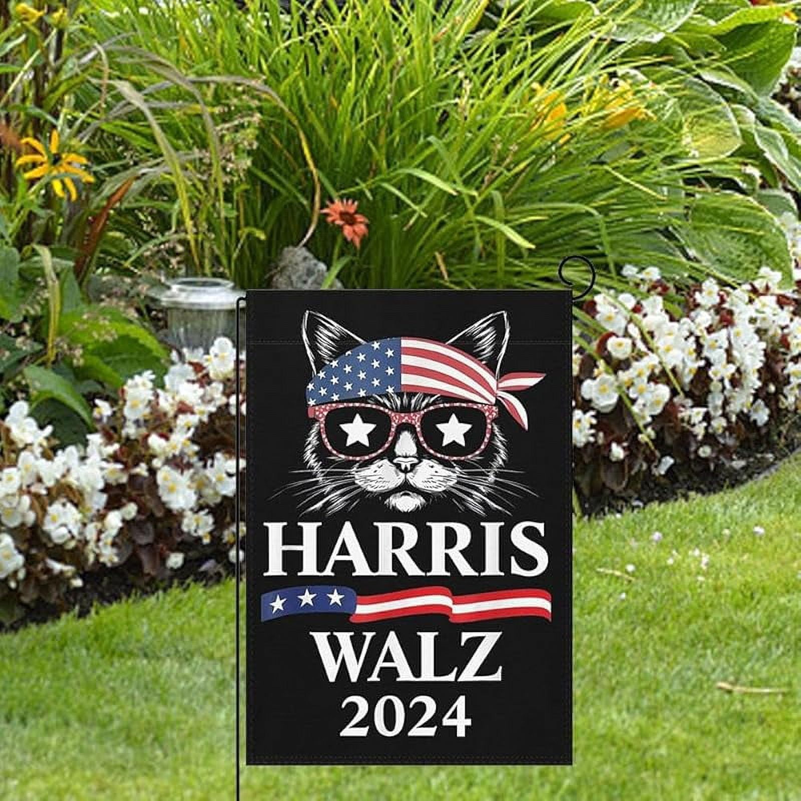 Kamala Harris Waltz Garden Flag, Harris Waltz Yard Sign, Farmhouse ...