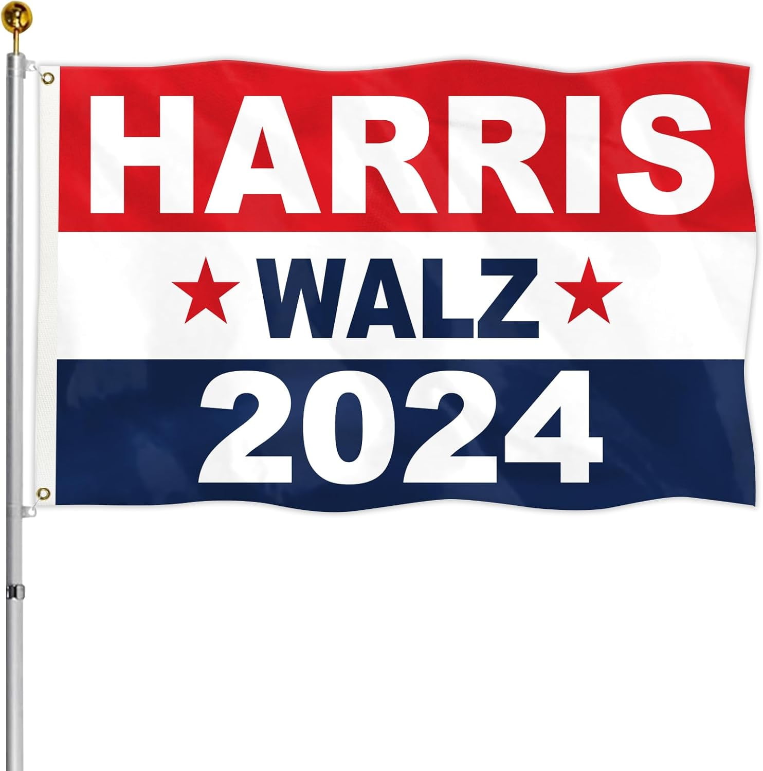 Kamala Harris Walz 2024 Flag 3x5 Ft Harris Walz for President Flags ...