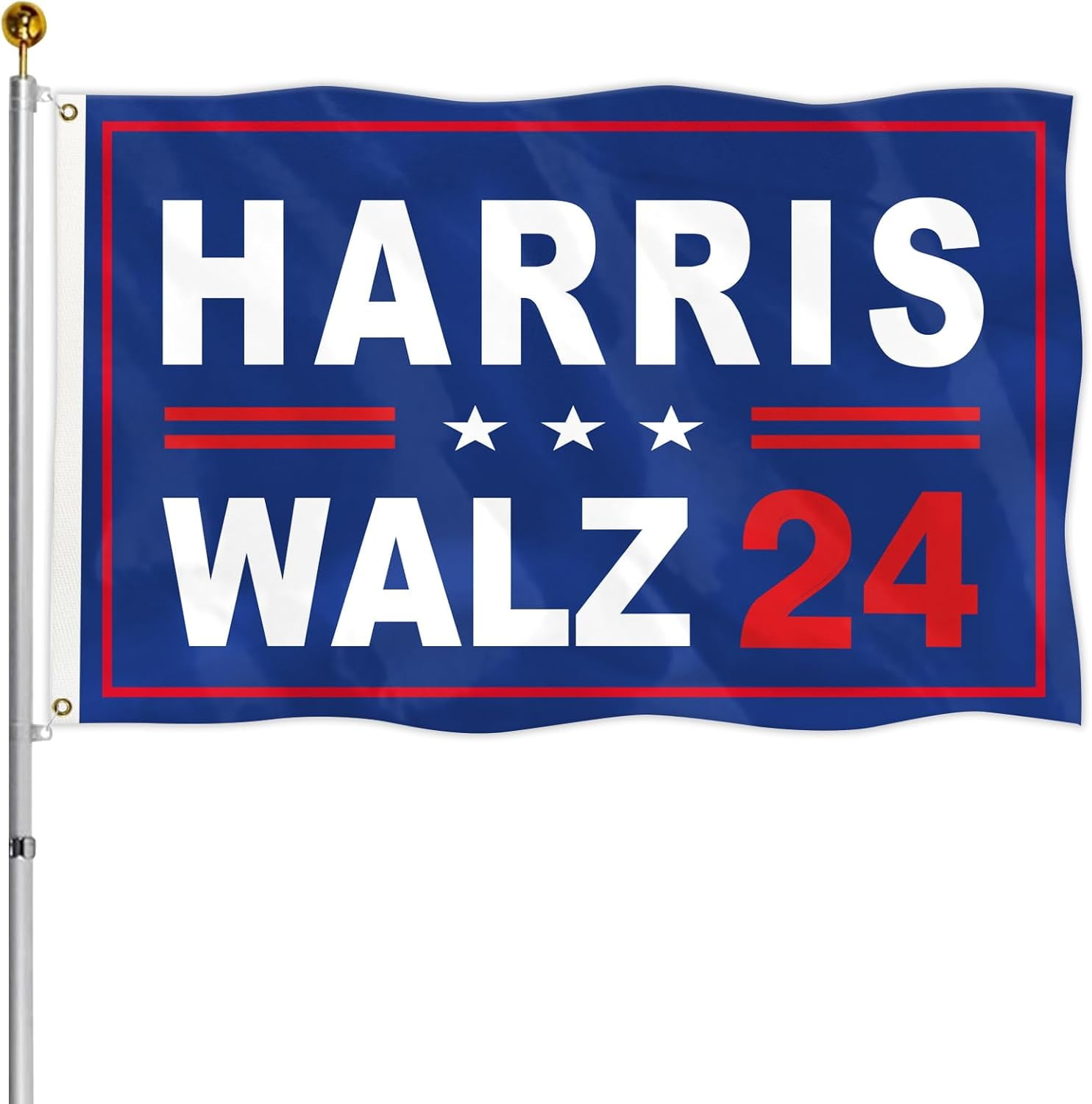 Kamala Harris Walz 2024 Flag Harris Walz for President Flags with ...