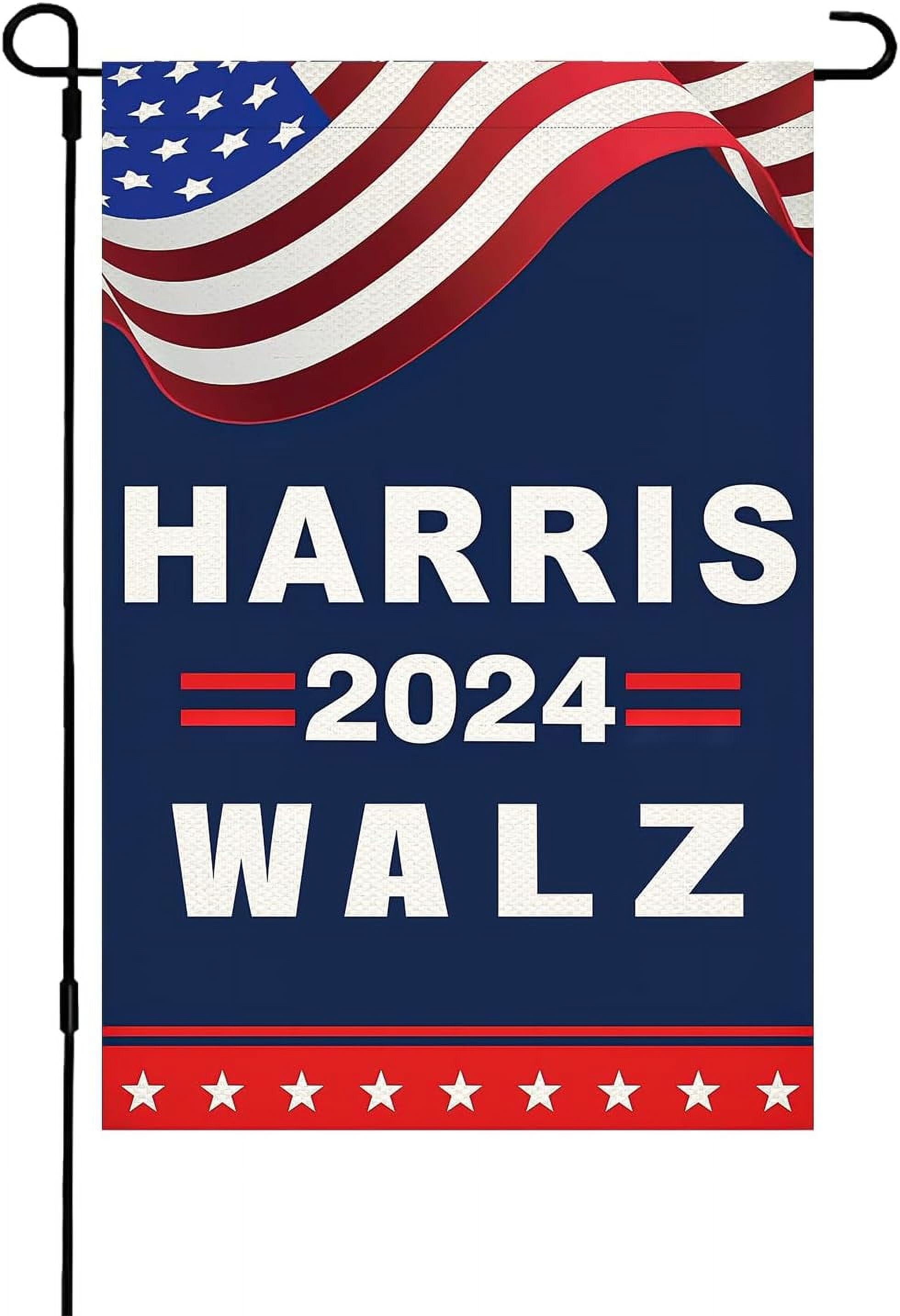 Kamala Harris Walz 2024 Garden Flag 12x18 Inch Double Sided Kamala ...