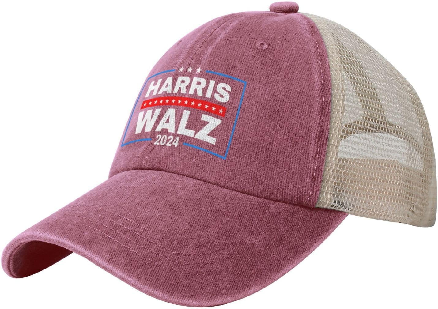 Kamala Harris Walz 2024 Kamala Harris Tim Waltz 2024 Trucker Hat Women ...