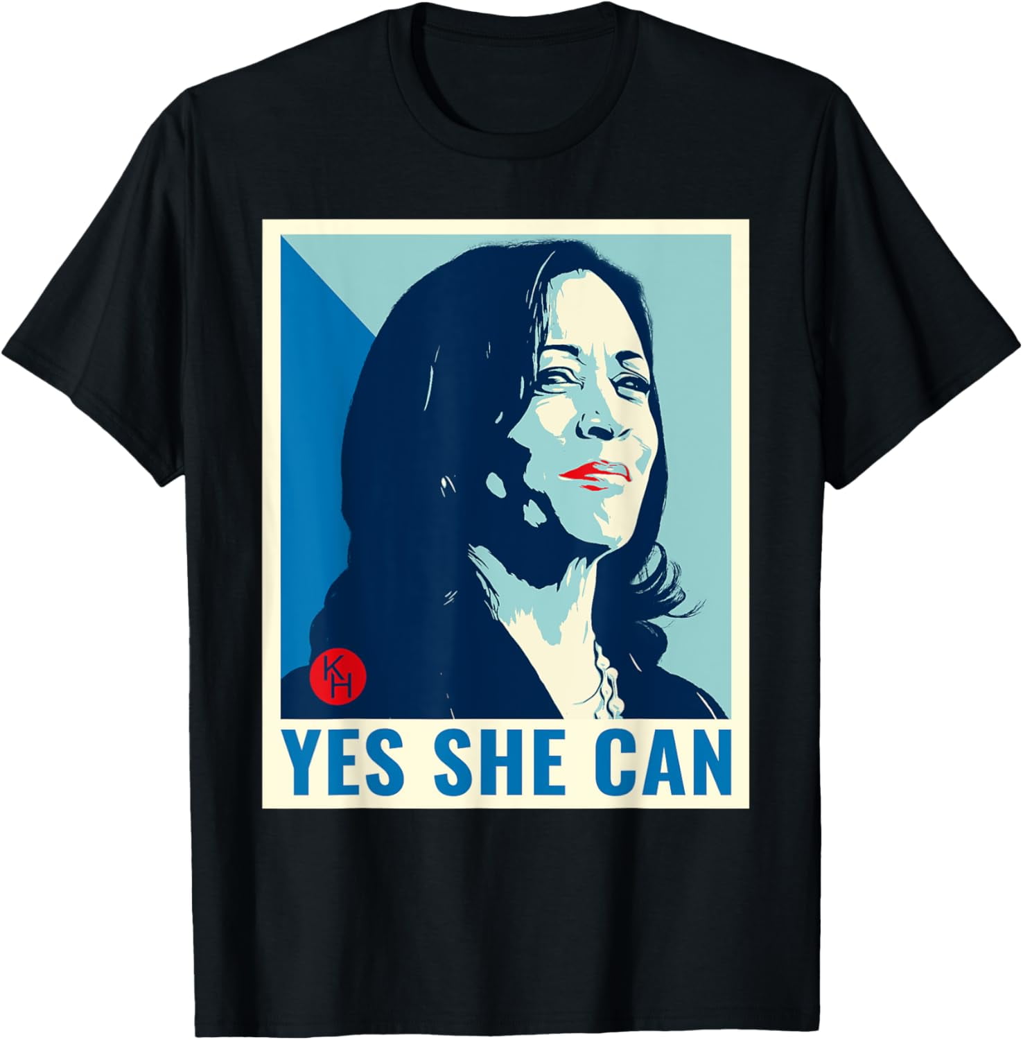 Kamala Harris YES SHE CAN 2024 Election President T-Shirt - Walmart.com