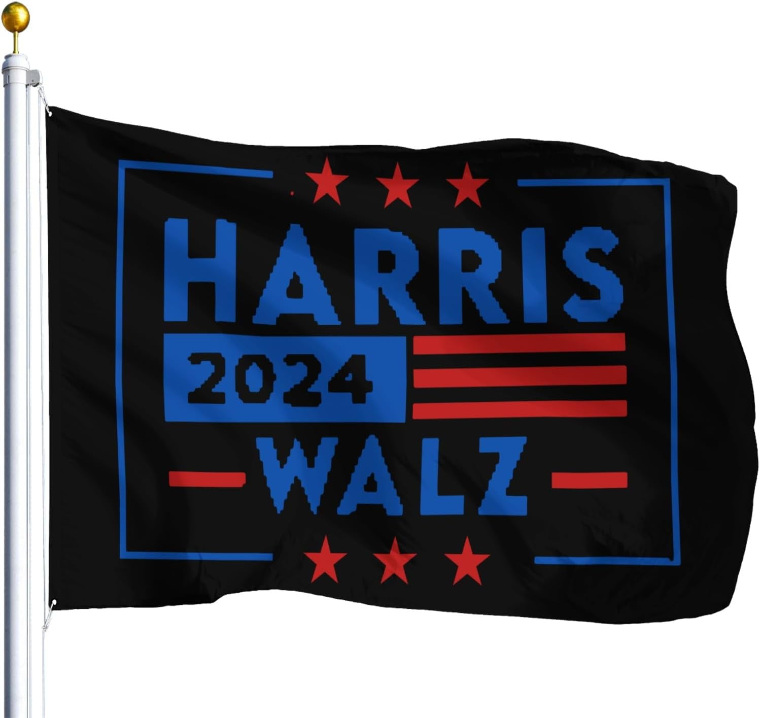 Kamala Harris and Tim waltz Walz for President 2024 Flags 3x5 Outdoor ...