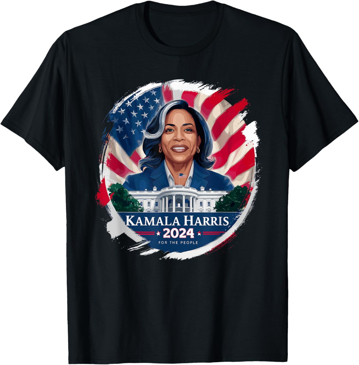 Kamala Harris for President 2024 47 T-Shirt - Walmart.com