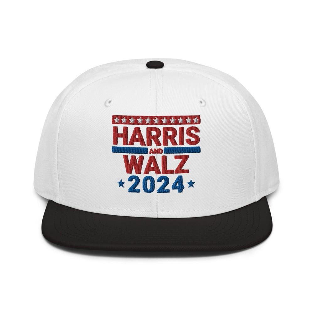 Kamala Harris for President Embroidered Snapback Hat, Harris Walz 2024 ...