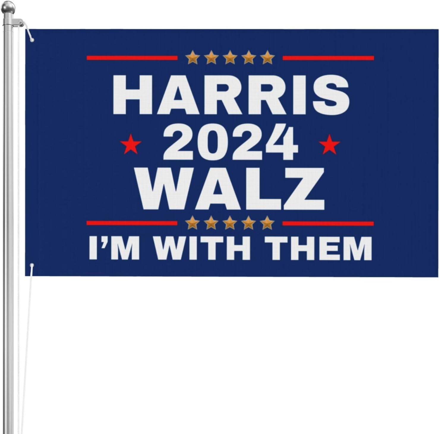 Kamala Harris waltz 2024 flag Harris walz 2024 flag I‘m With Them Flag ...