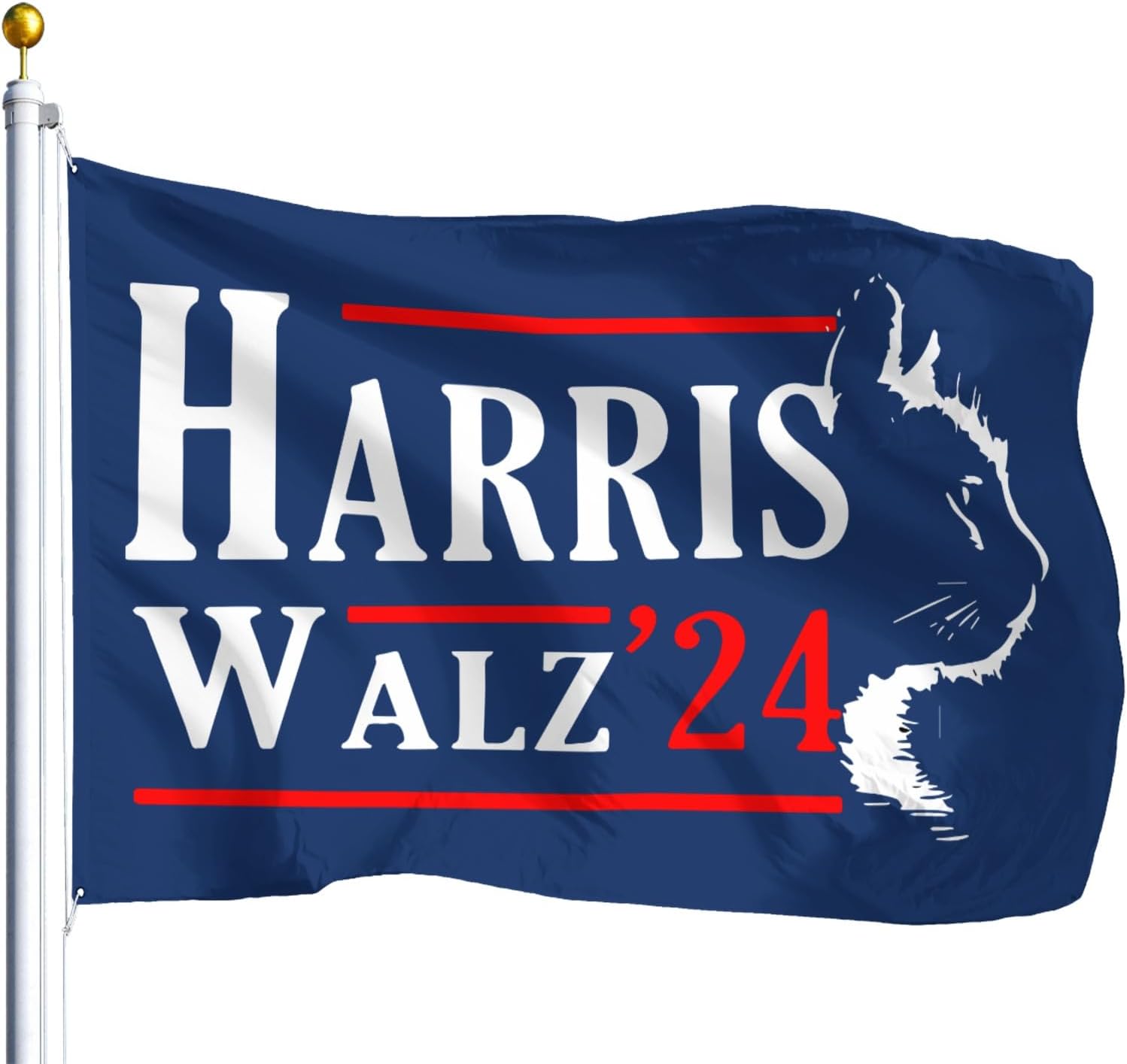 Kamala Harris waltz Walz 2024 Presidential Flags 3x5 Outdoor Flags ...