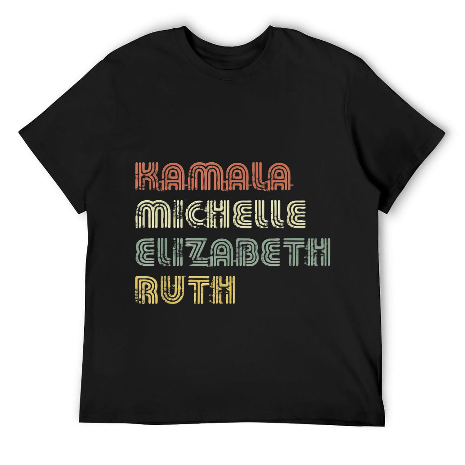 Kamala Michelle Elizabeth Ruth Feminist Political Icons Mens T-Shirt ...