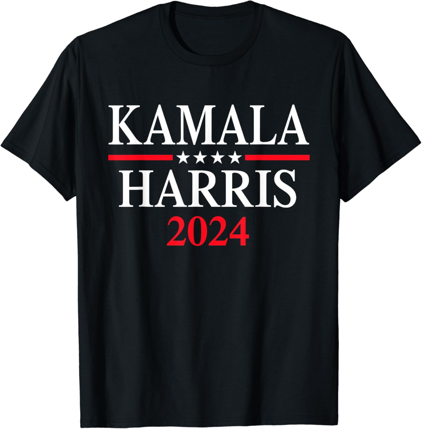 Kamala Shirt Kamala Harris 2024 Retro Stripe Kamala Support T-Shirt ...