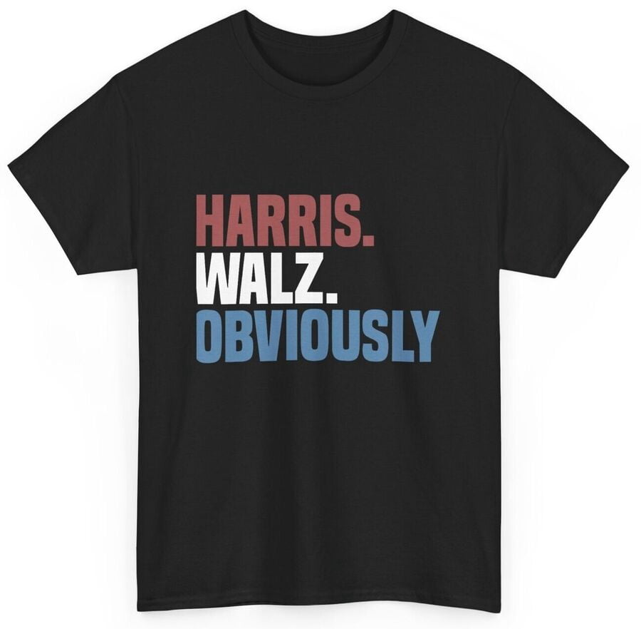 Kamala Walz Obviously 2024 Harris Waltz 2024 Election T-Shirt - Walmart.com