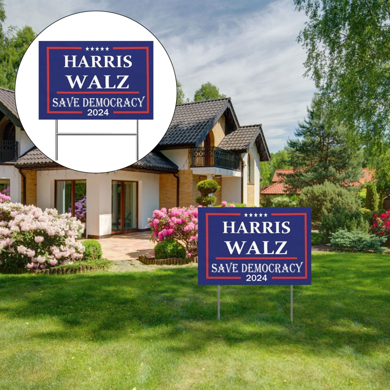 Kamala Yard Sign 2024 Kamala for President Yard Signs with H Stakes ...