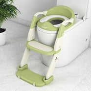 Mommy's Helper Padded Potty Seat with built in ladder non-slip step ...