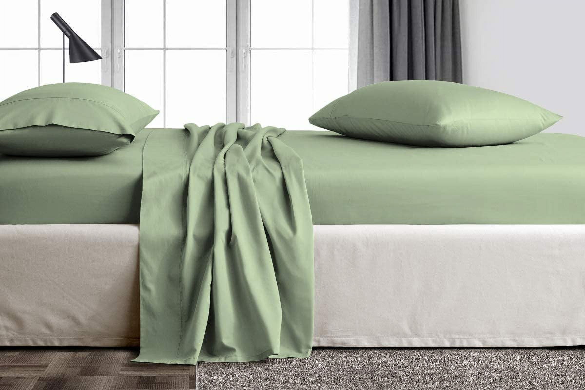 Kamas 1PC Oversize Flat/Top Sheet 100% Egyptian Cotton Fabric 1000 TC ...