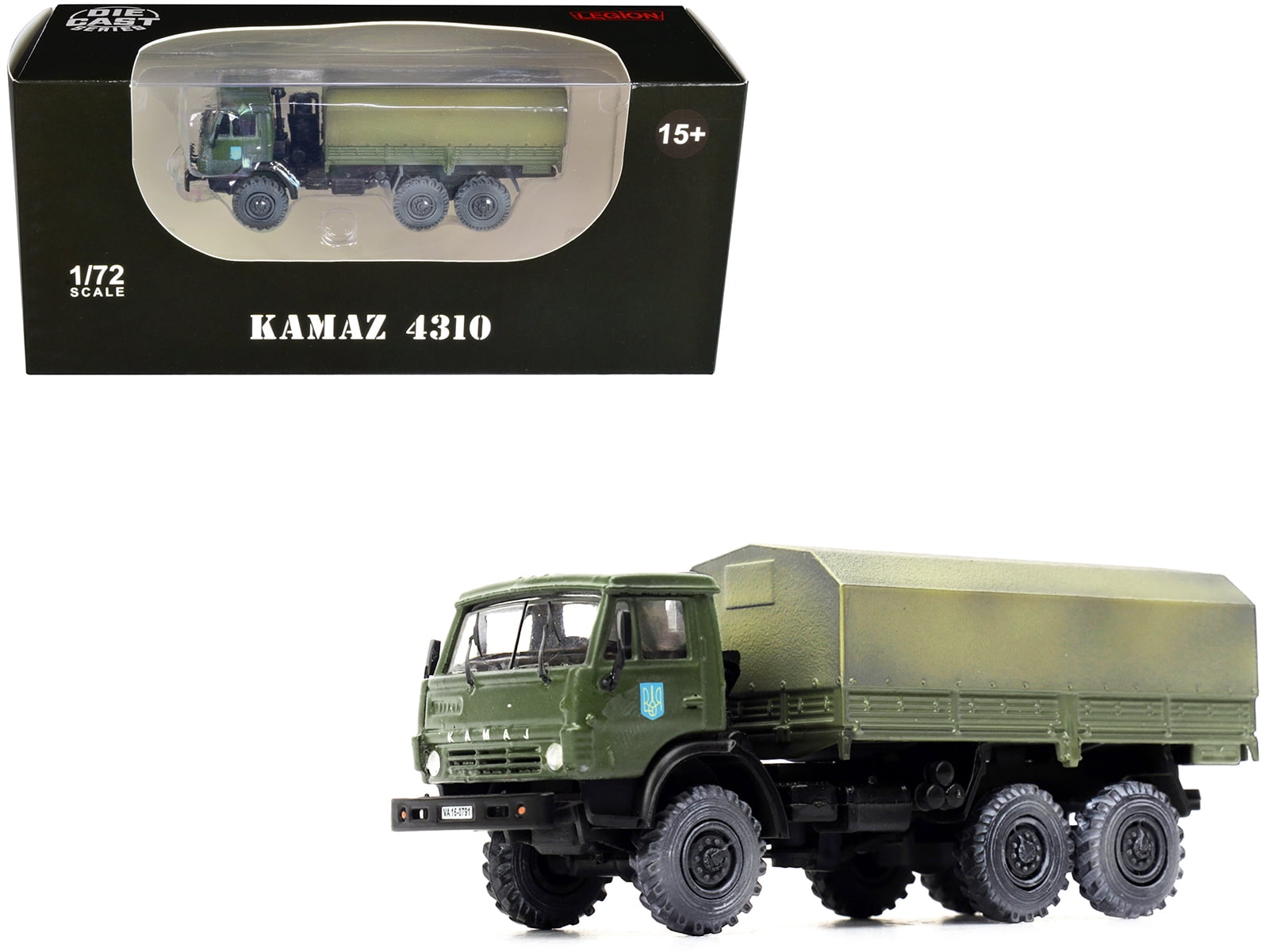 Kamaz 4310 Transport Truck Green (Weathered) "Ukrainian Ground Forces ...