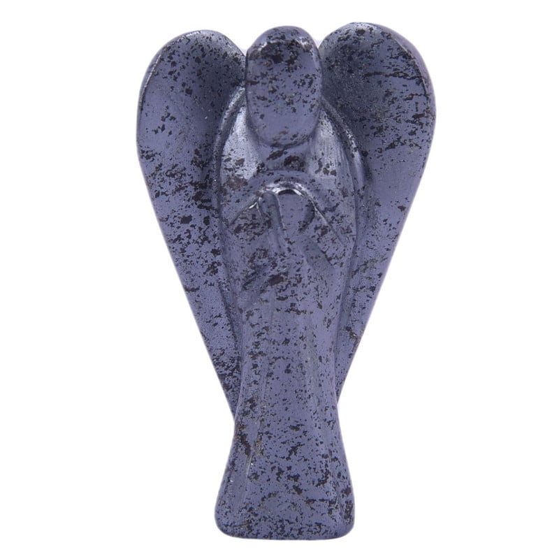 Kambaba Jasper Angel | Handcarved Statues Figurines Stone of Good Luck ...