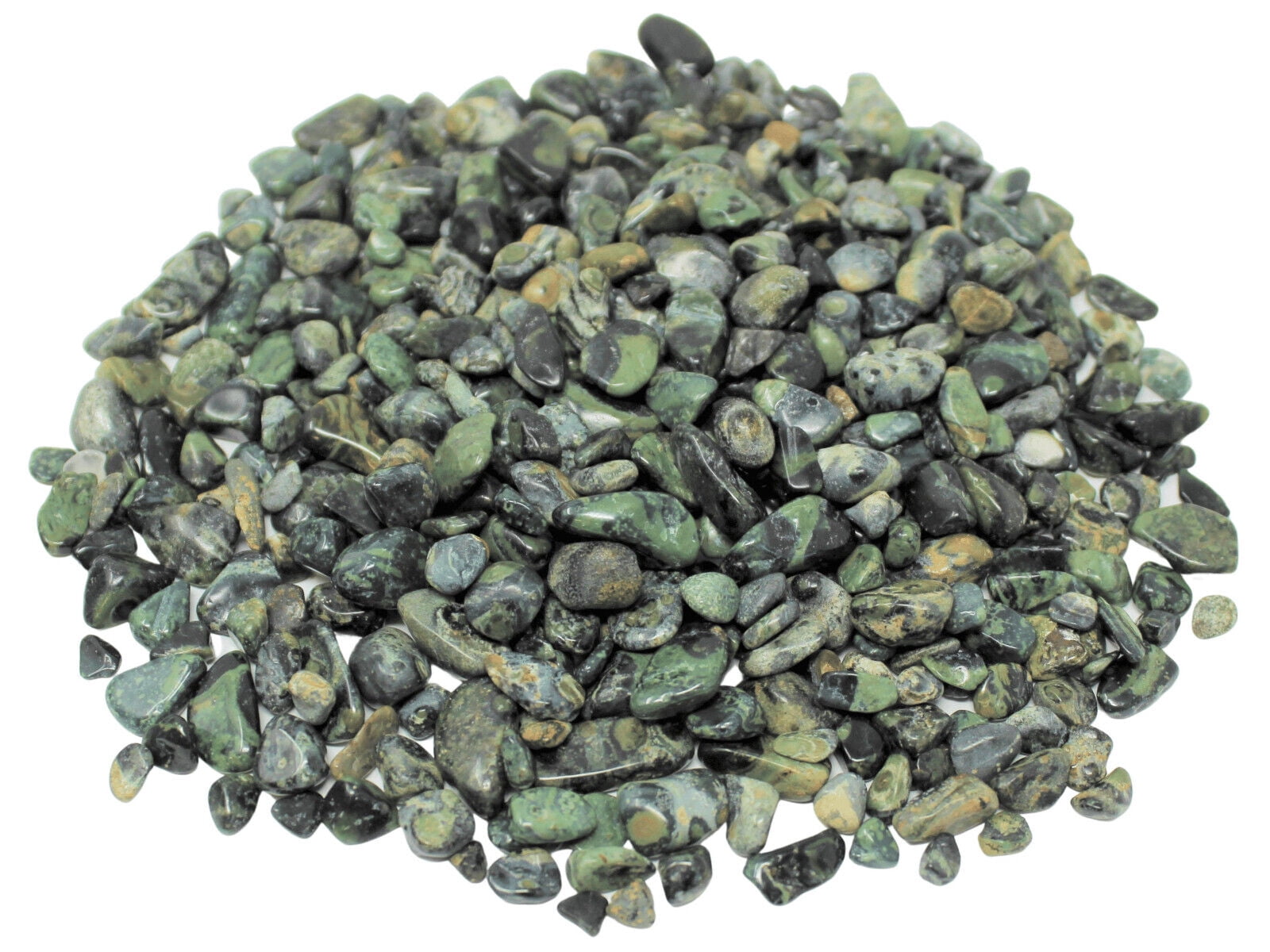 Kambaba Jasper Semi Tumbled Gemstone Mini Chips 5-10 mm Lots (Crocodile ...