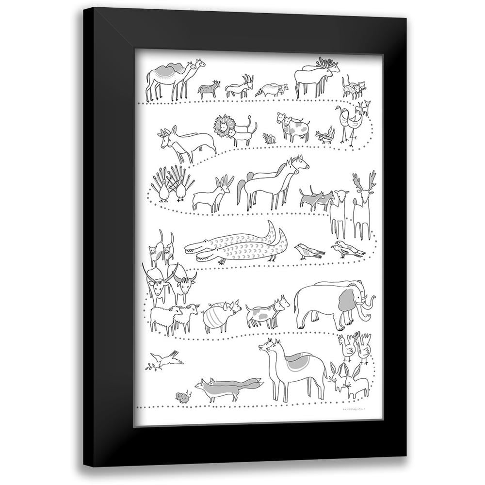 Kamdon Kreations 11x14 Black Modern Framed Museum Art Print Titled ...
