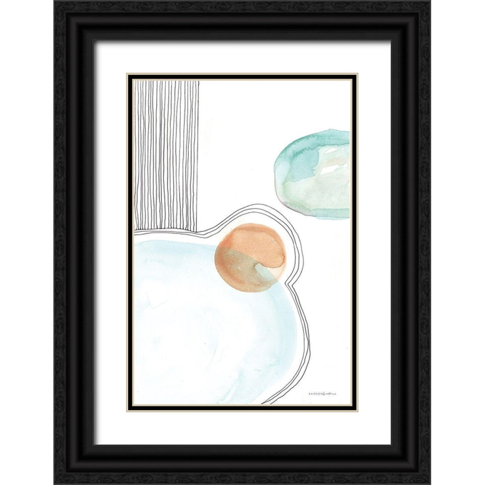 Kamdon Kreations 11x14 Black Ornate Wood Framed with Double Matting ...