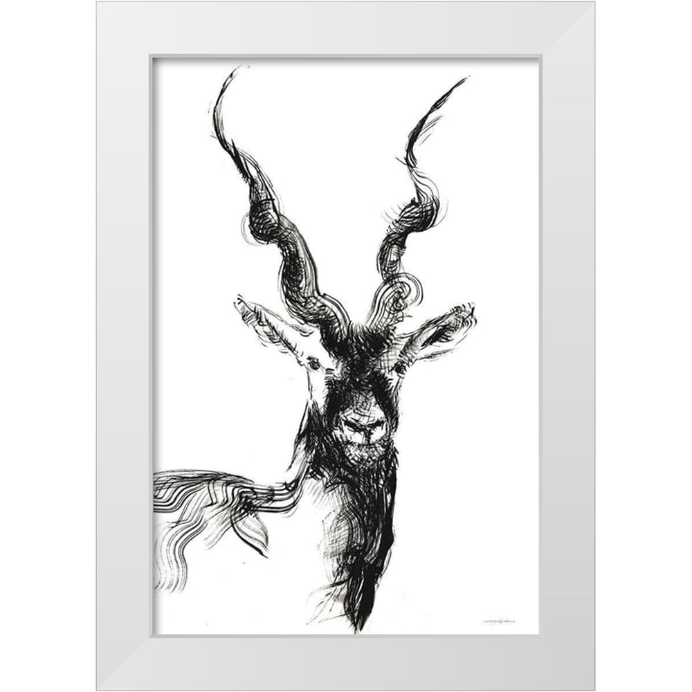 Kamdon Kreations 11x14 White Modern Wood Framed Museum Art Print Titled ...