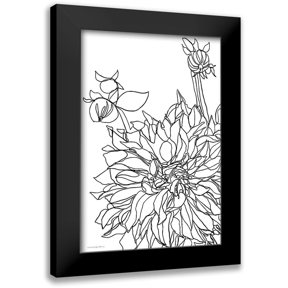 Kamdon Kreations 13x18 Black Modern Framed Museum Art Print Titled ...