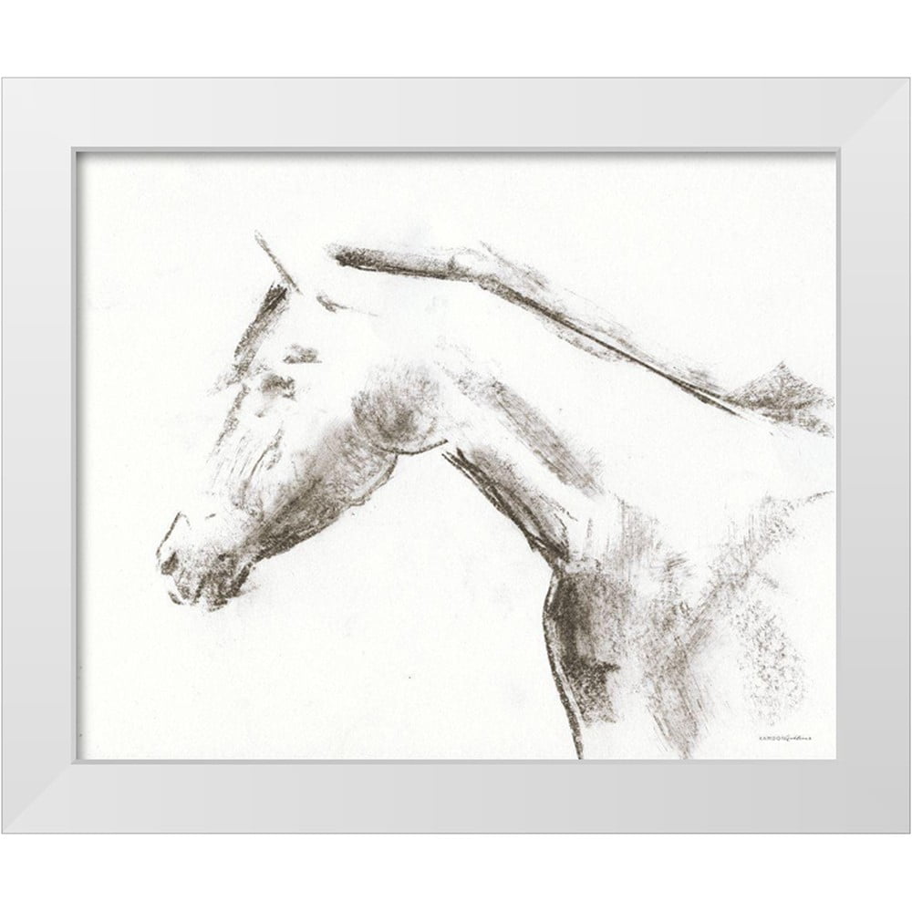 Kamdon Kreations 14x12 White Modern Wood Framed Museum Art Print Titled ...
