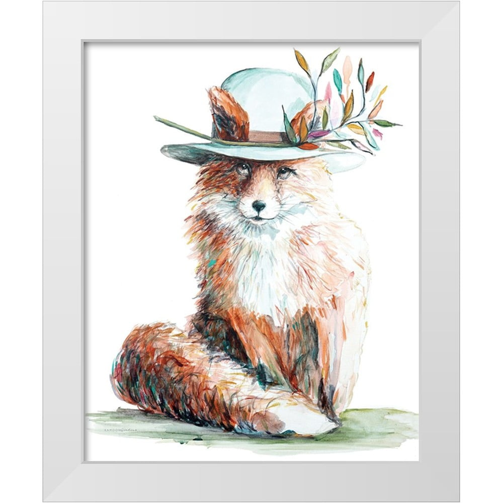 Kamdon Kreations 15x18 White Modern Wood Framed Museum Art Print Titled ...