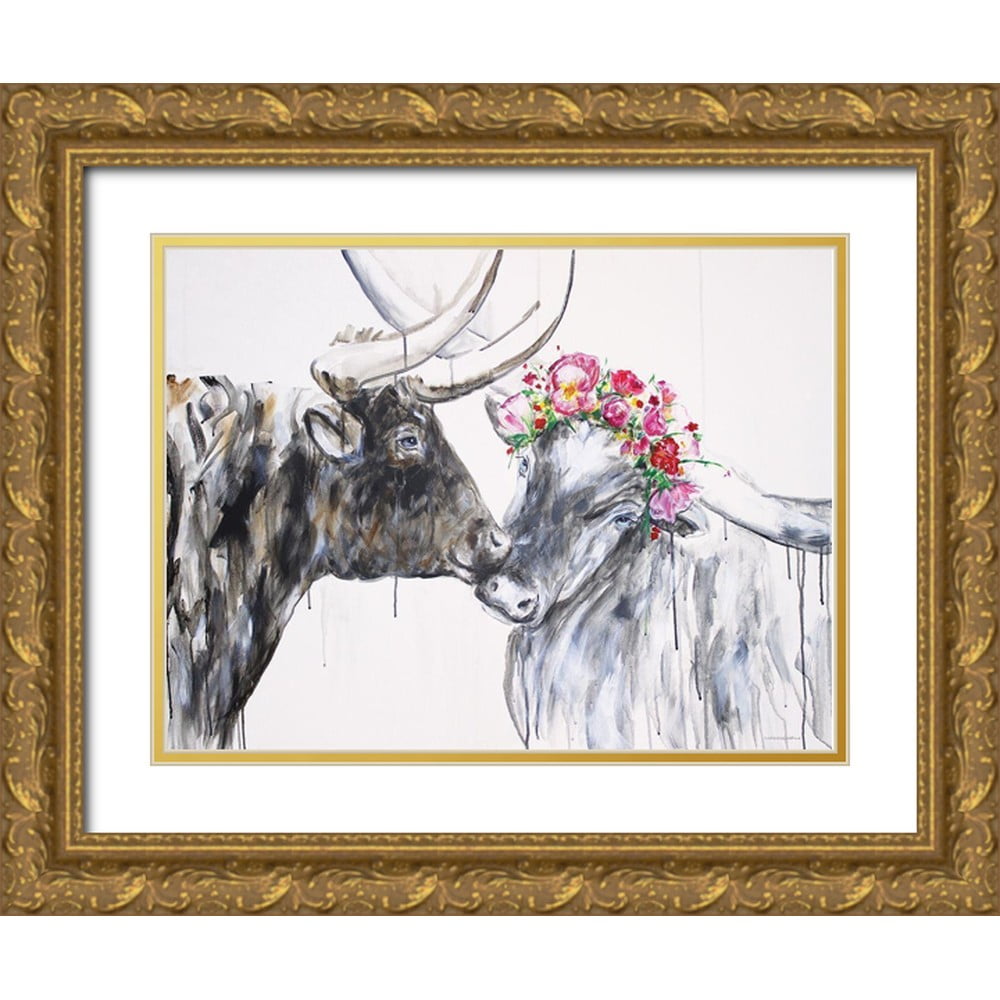 Kamdon Kreations 18x15 Gold Ornate Wood Framed with Double Matting ...