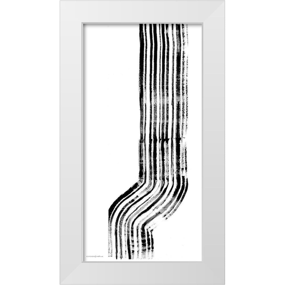 Kamdon Kreations 18x32 White Modern Wood Framed Museum Art Print Titled ...