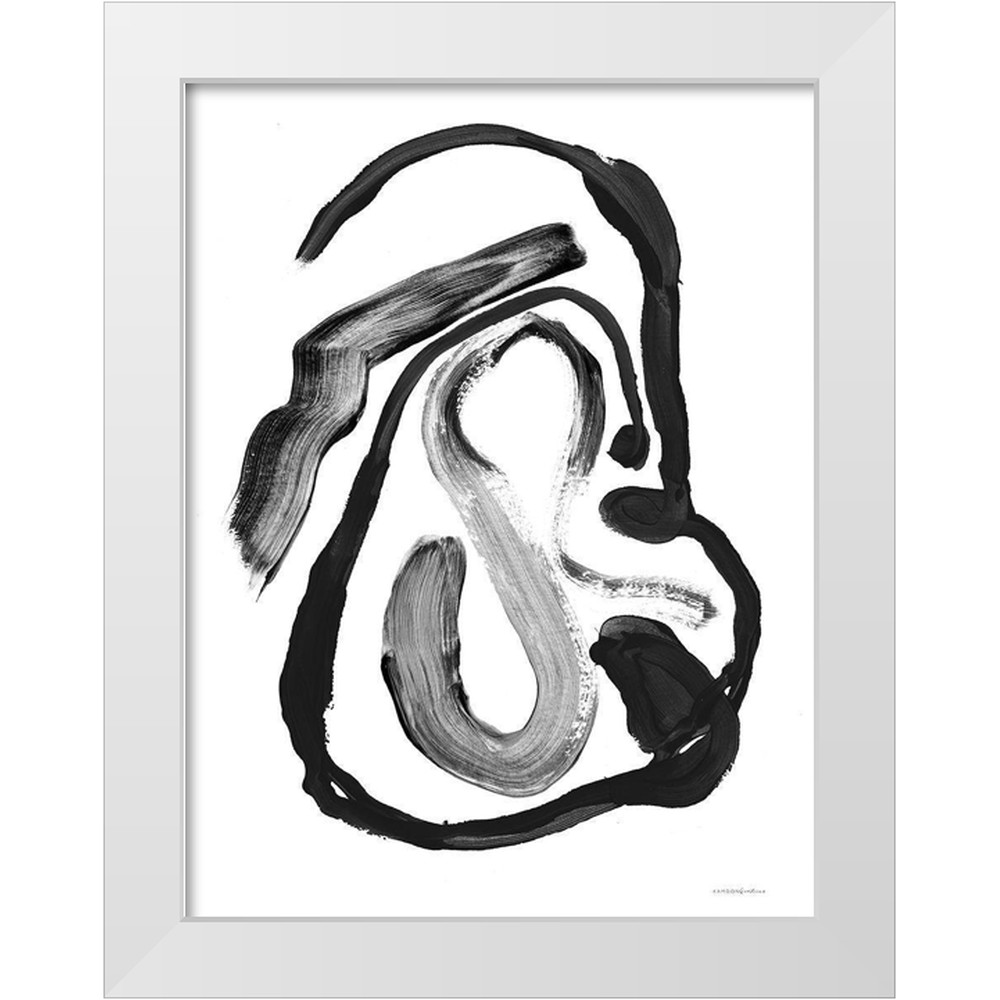 Kamdon Kreations 19x24 White Modern Wood Framed Museum Art Print Titled ...