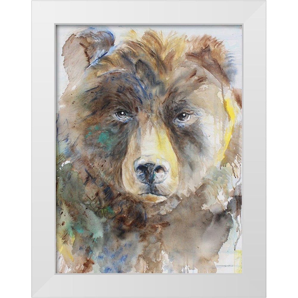 Kamdon Kreations 19x24 White Modern Wood Framed Museum Art Print Titled ...