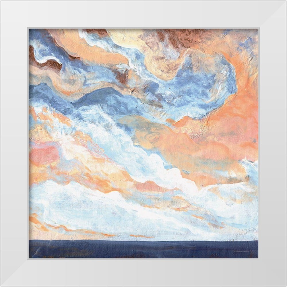Kamdon Kreations 20x20 White Modern Wood Framed Museum Art Print Titled ...