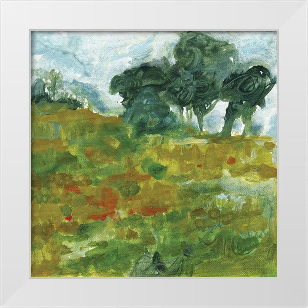 Kamdon Kreations 20x20 White Modern Wood Framed Museum Art Print Titled ...