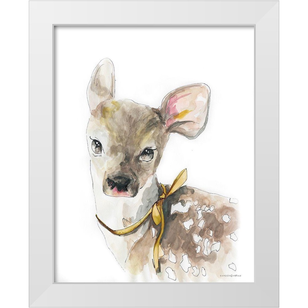 Kamdon Kreations 20x24 White Modern Wood Framed Museum Art Print Titled ...