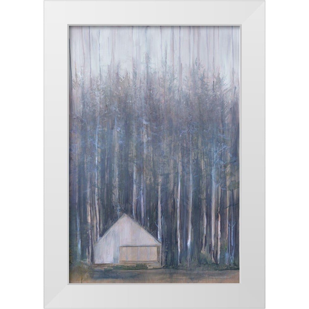 Kamdon Kreations 23x32 White Modern Wood Framed Museum Art Print Titled ...