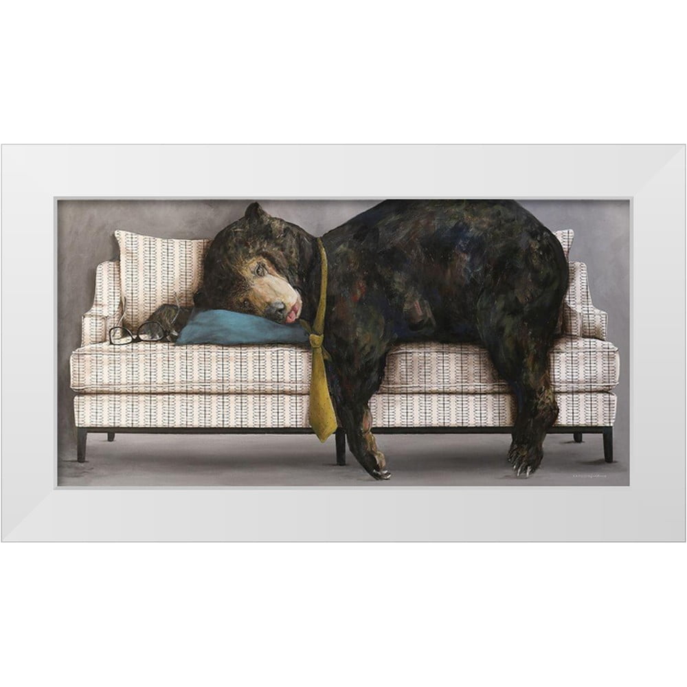 Kamdon Kreations 24x14 White Modern Wood Framed Museum Art Print Titled ...