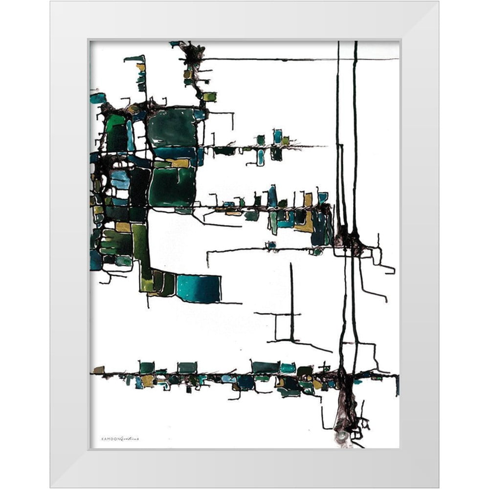 Kamdon Kreations 25x32 White Modern Wood Framed Museum Art Print Titled ...