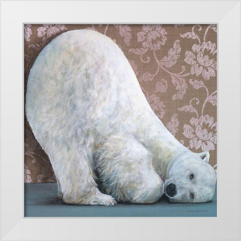 Kamdon Kreations 26x26 White Modern Wood Framed Museum Art Print Titled ...