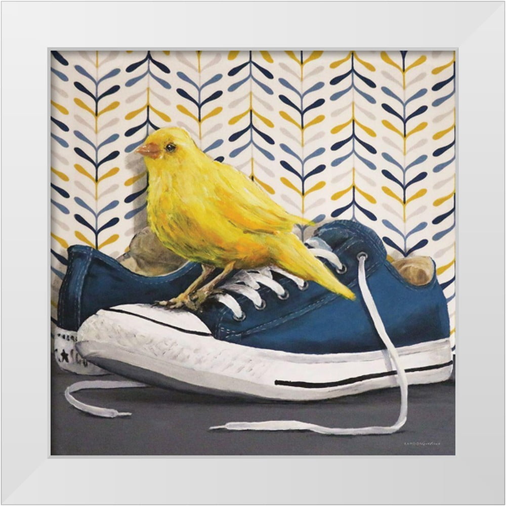 Kamdon Kreations 26x26 White Modern Wood Framed Museum Art Print Titled ...