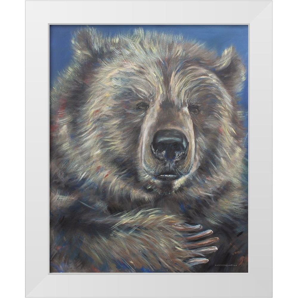 Kamdon Kreations 26x31 White Modern Wood Framed Museum Art Print Titled ...