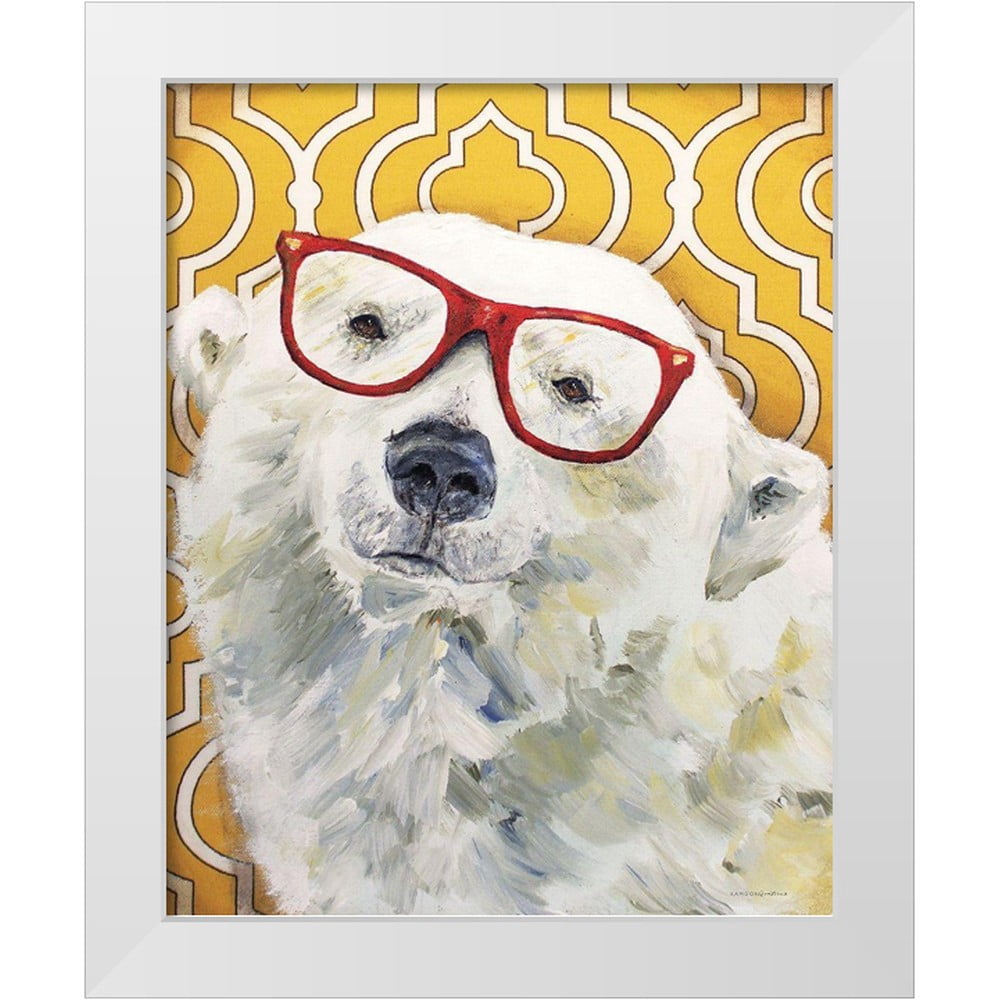 Kamdon Kreations 26x31 White Modern Wood Framed Museum Art Print Titled ...