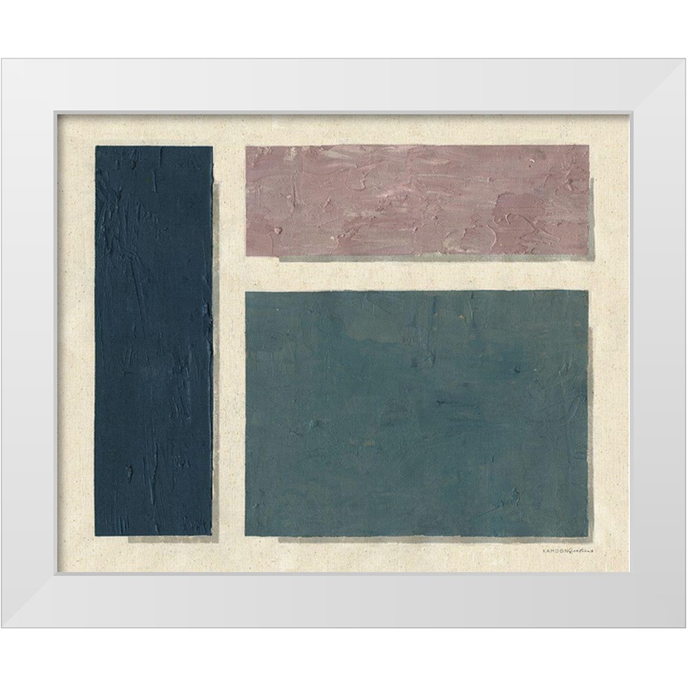 Kamdon Kreations 31x26 White Modern Wood Framed Museum Art Print Titled ...