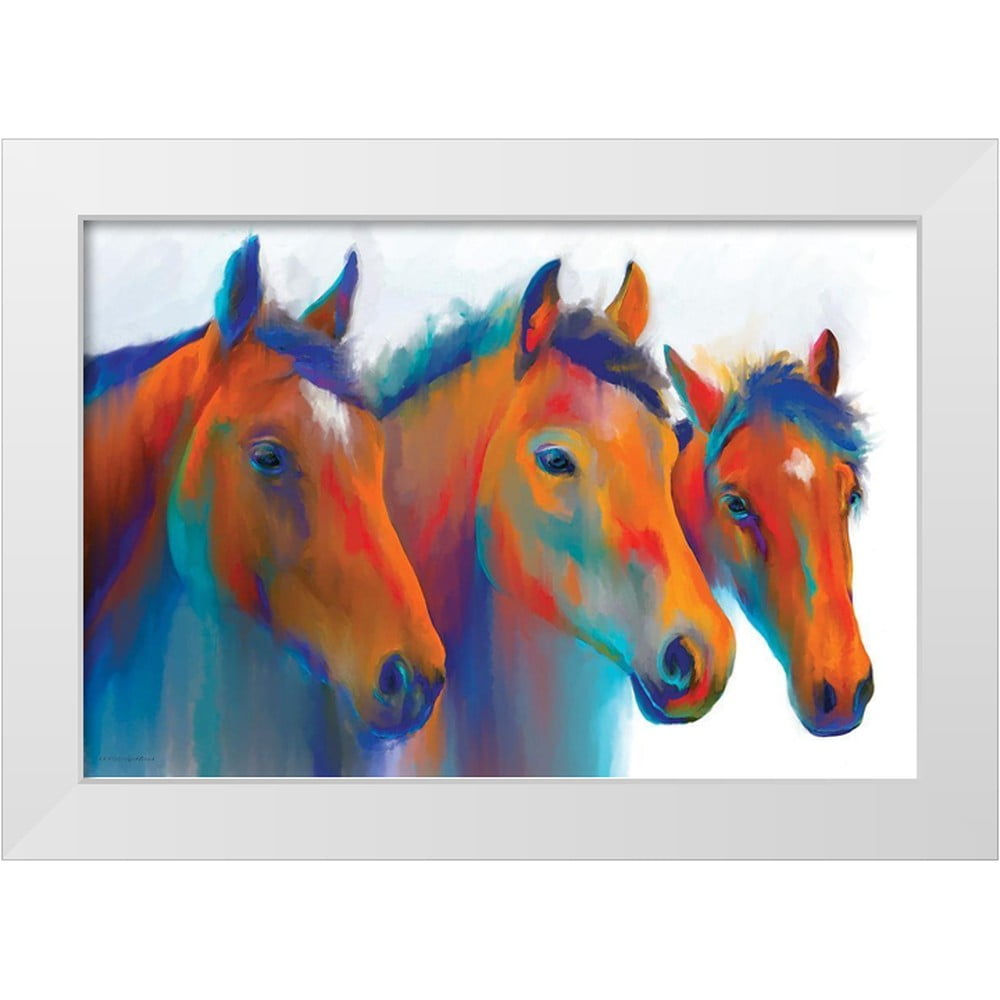 Kamdon Kreations 32x23 White Modern Wood Framed Museum Art Print Titled ...