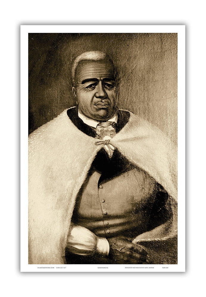Kamehameha I (Kamehameha the Great) - Portrait of the Hawaiian King ...